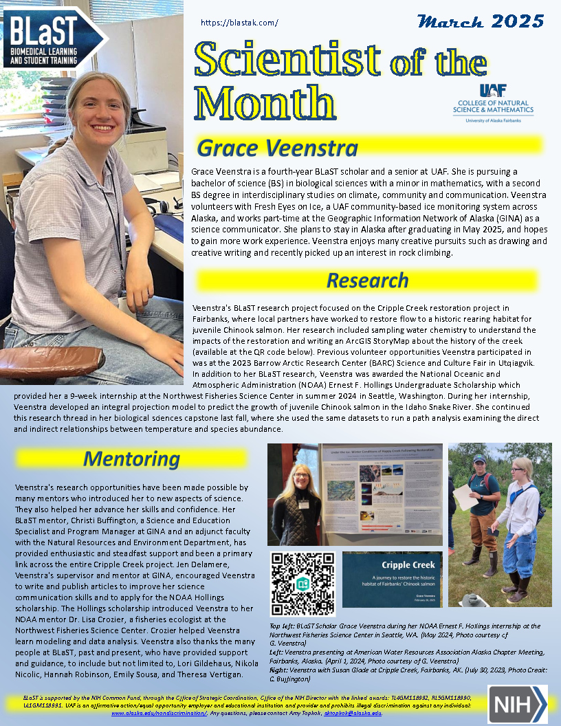 Scientist of the Month | Biomedical Learning and Student Training (BLaST)