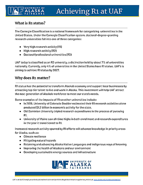 UAF advocacy resources | Office of the Chancellor