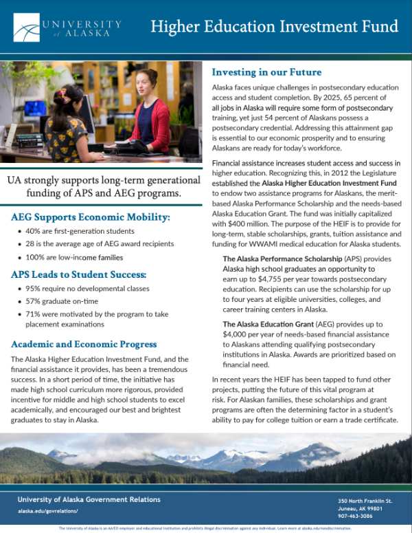 UAF advocacy resources | Office of the Chancellor