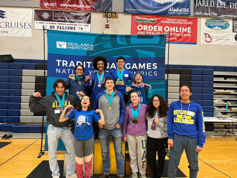 UAF Native Games team receives Overall College Team award in Juneau ...