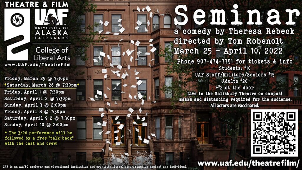 "Seminar" Gallery - Image Seminar-Poster | Theatre & Film
